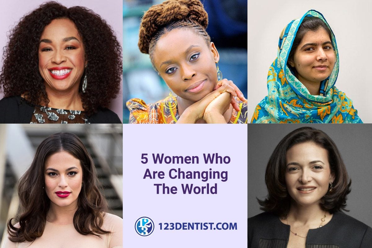 Five Women Who Are Changing the World - from 123Dentist